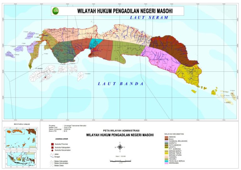 Wilayah Yuridiksi – Pengadilan Negeri Masohi
